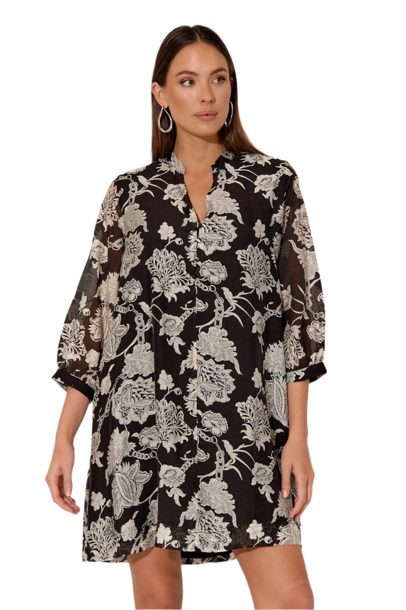 Zuri Floral Dress Black | Global Free Style