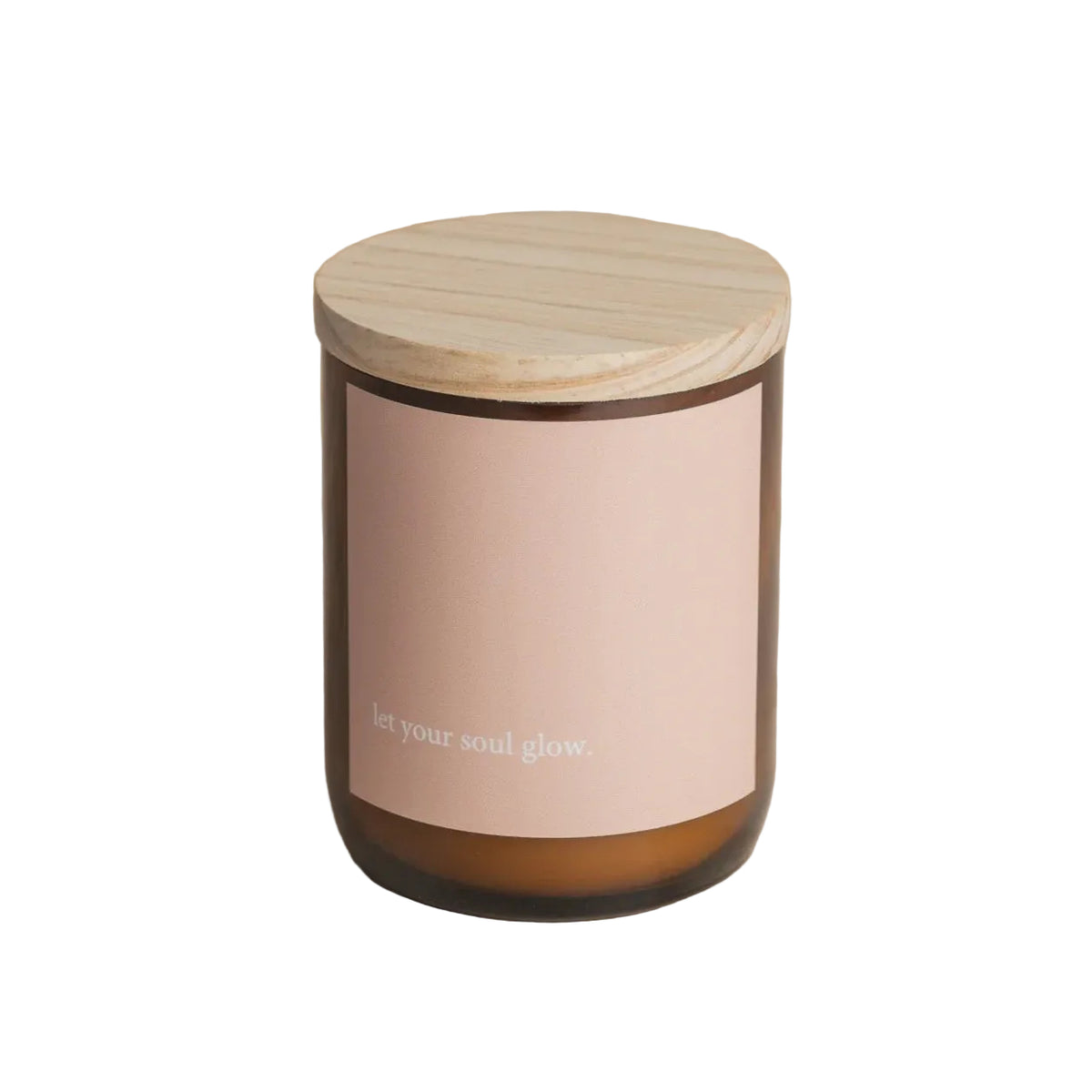 Heartfelt Quote Candle - let your soul glow – Global Free Style