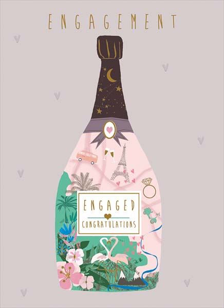 Engagement Champagne Gift Card | Global Free Style